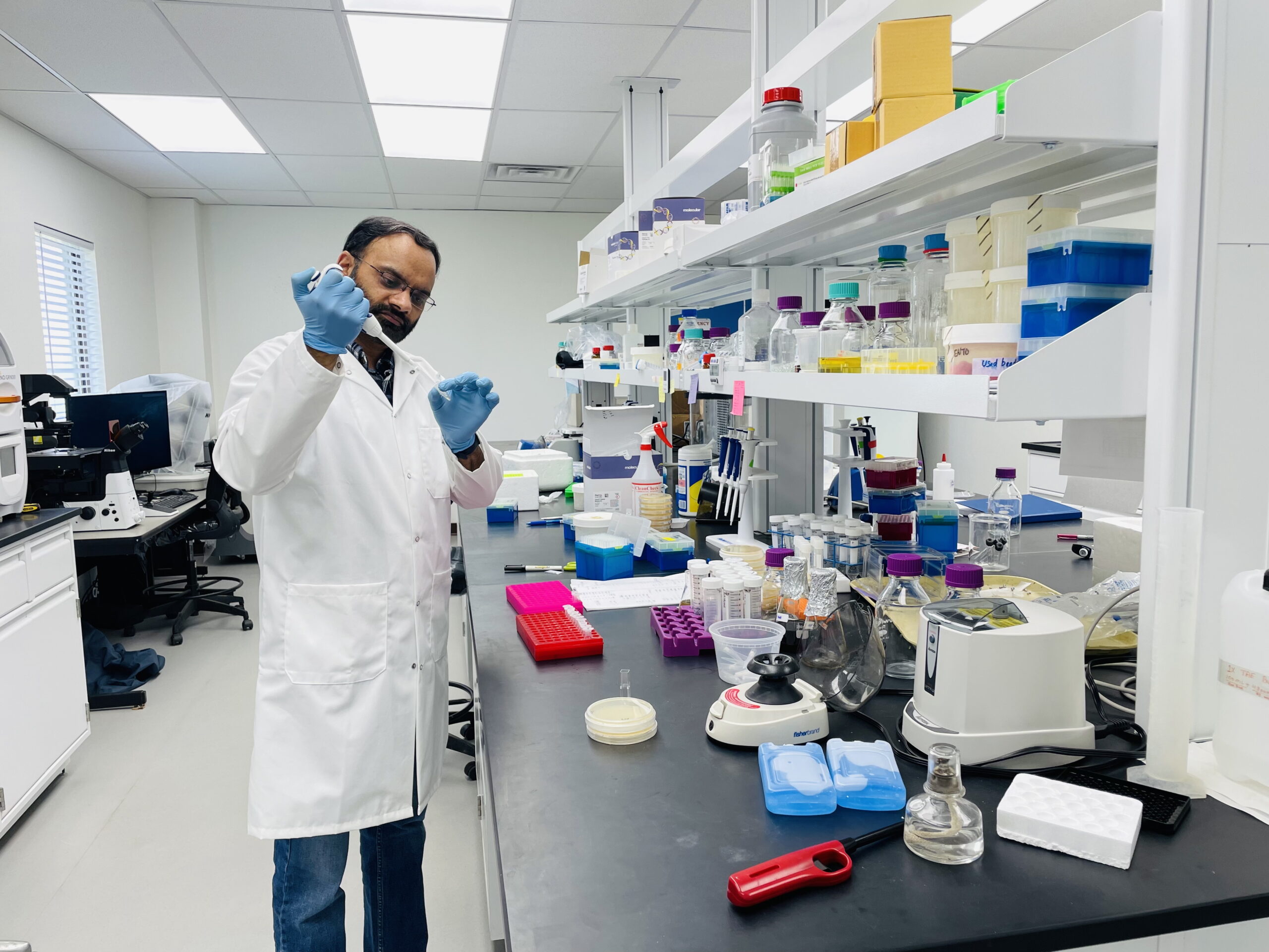 Dr Singh joins the lab - Gadhave laboratory